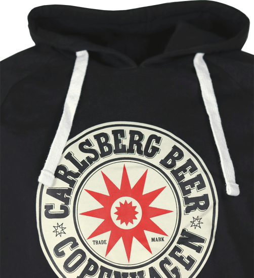 Carlsberg Star Hoodie Black - Carlsberg Brand Store